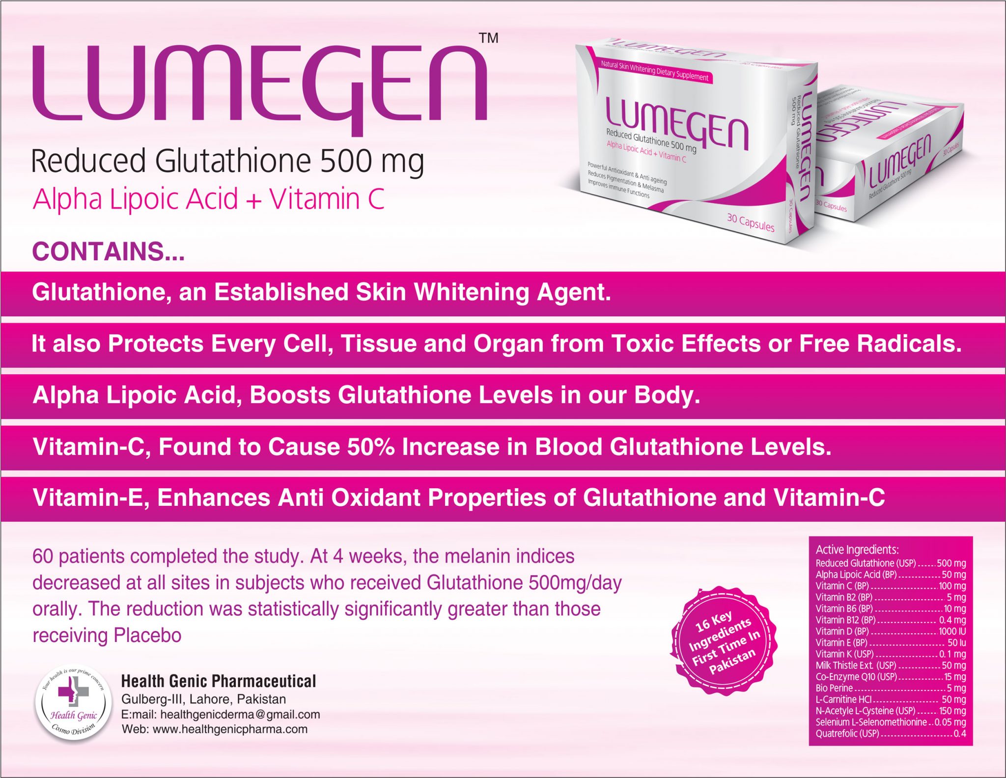 Lumegen – Health Genic Pharma